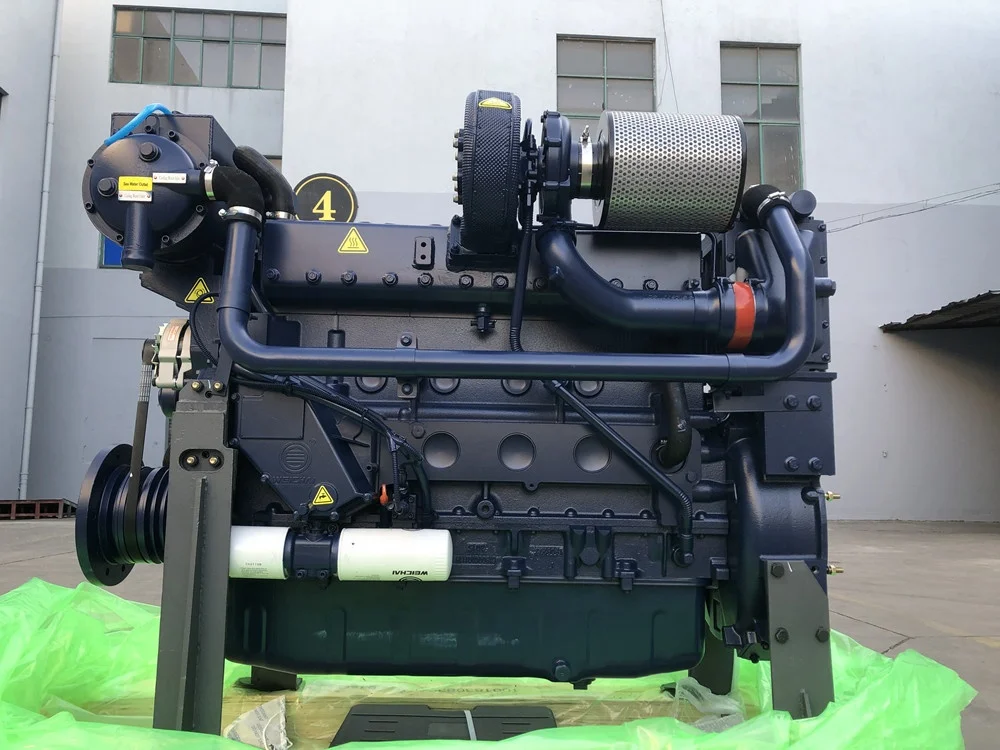 Weichai Wd10c240-18 Water Cooled 6 Cylinder Marine Diesel Engine For ...