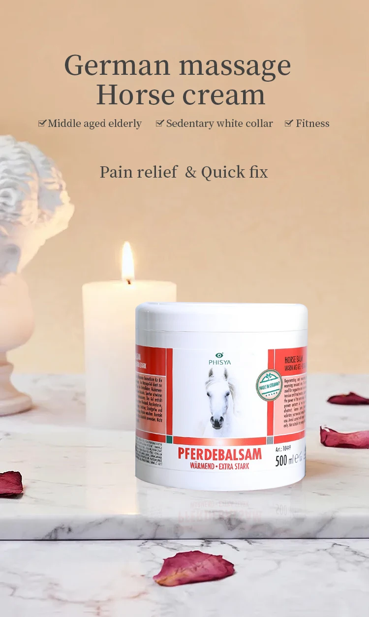 250ML 500ML Pferdebalsam Horse Chestnut Balm for Muscle Relaxation