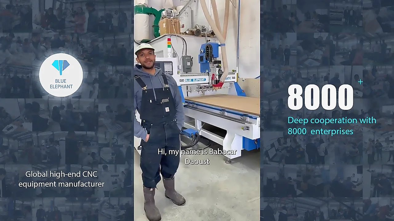 Blue Elephant Cnc 1212 Atc 4x4 Cnc Wood Cnc 3d Carving Machine With ...