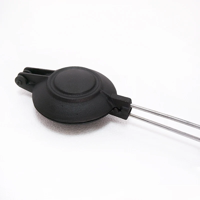 Outdoor Camping Cooking Cast Iron Jaffle Round Pie Maker