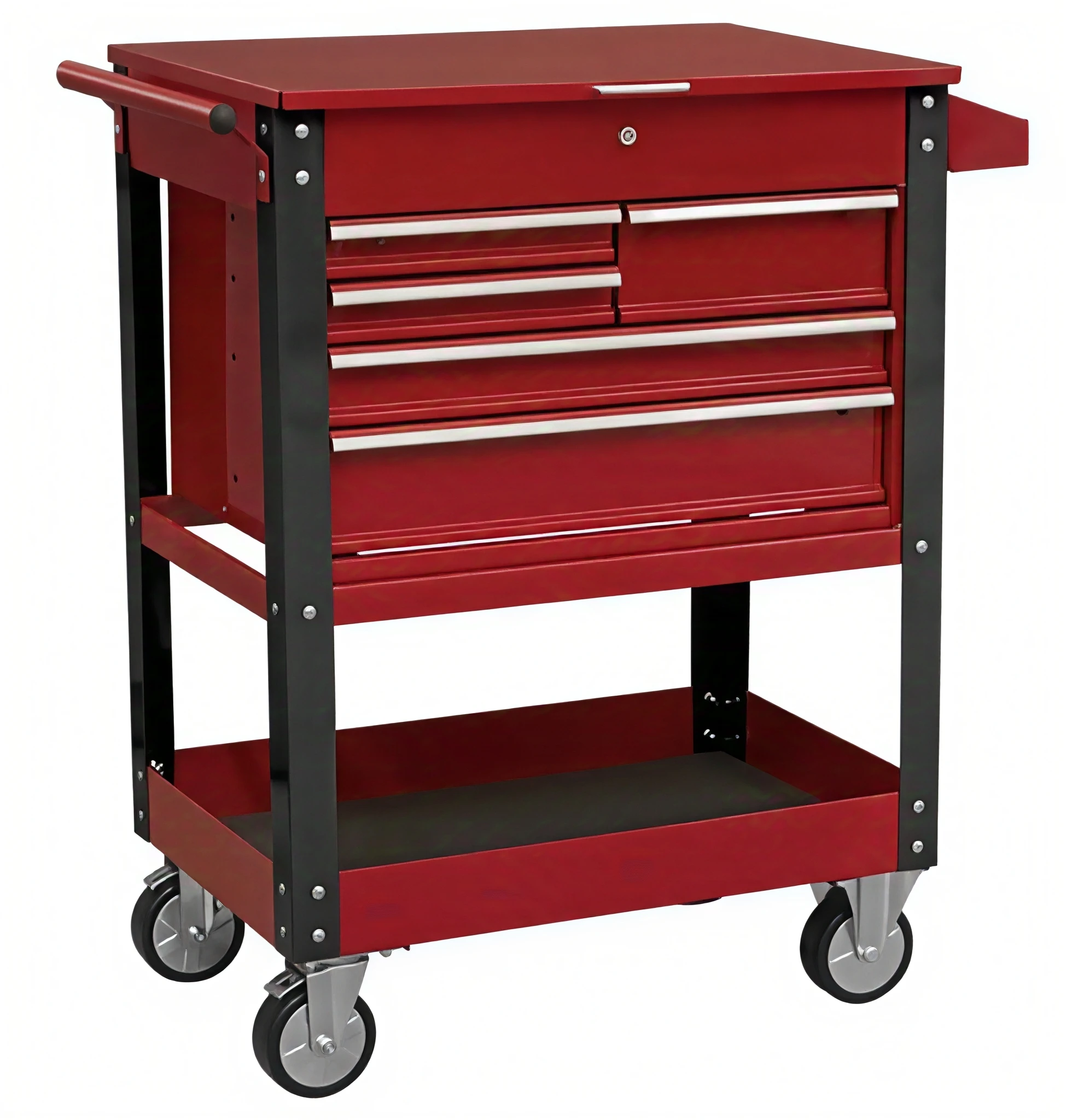 AOCHEN Heavy Duty Steel Workshop Mobile Storage Trolleys