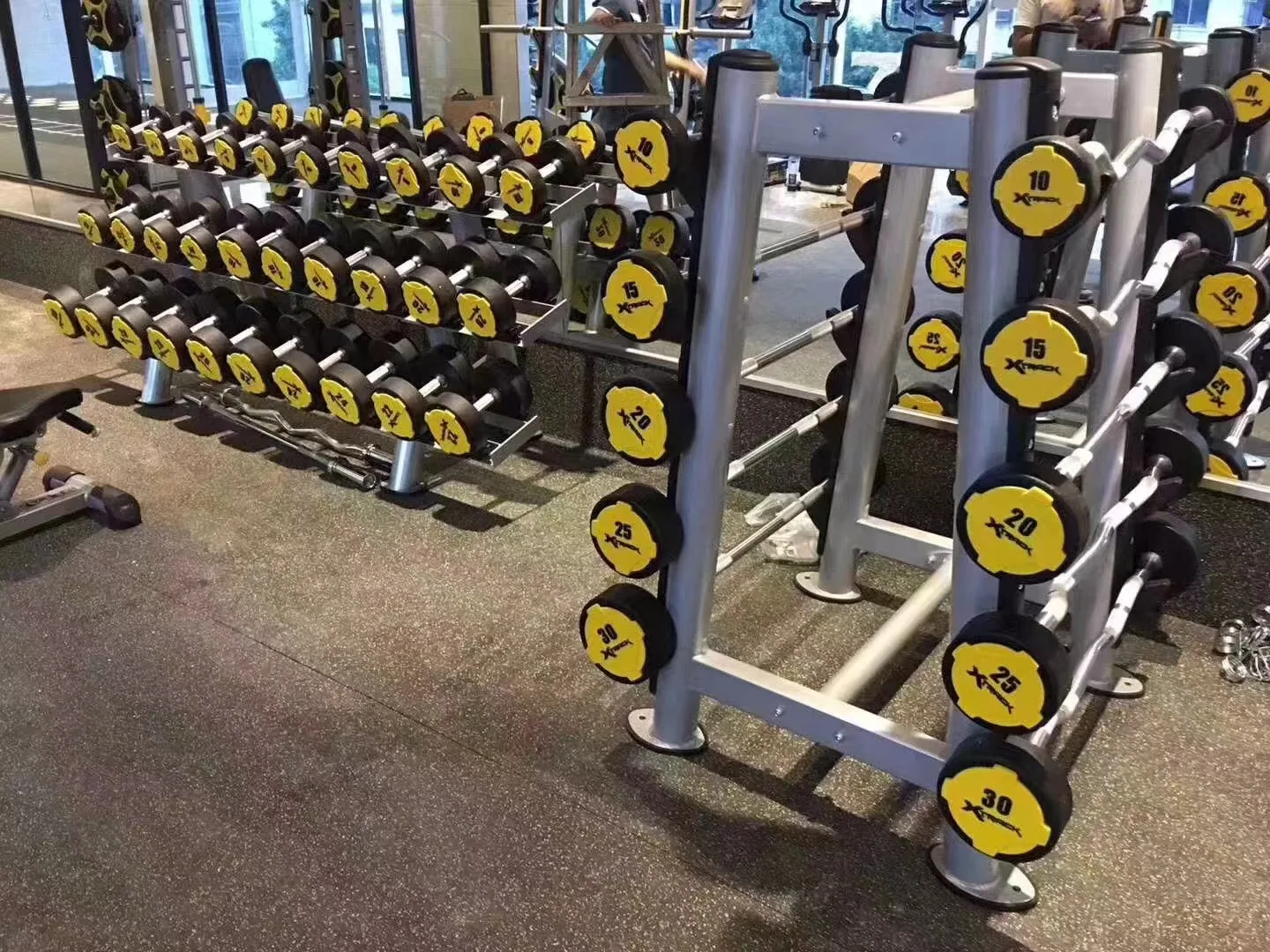 Jlc Fitness Adjustable Crossover Cable Dual Arm Pulley Machine ...