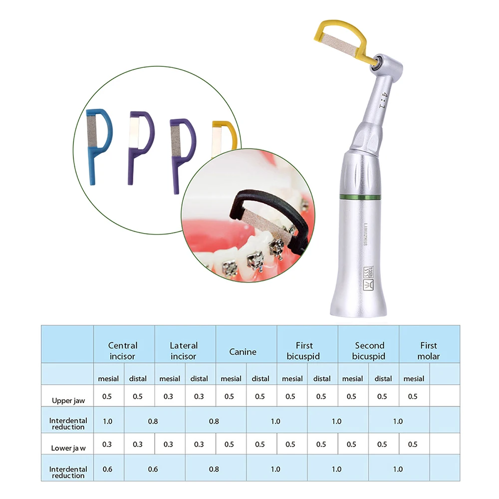 Dental Reciprocating Interproximal Stripping Contra Angle Set With ...