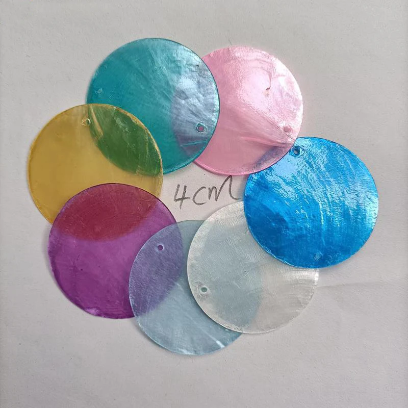 Ang Go Sea Shell Capiz Windspiele Pendant Colorful Memorial Wind Chimes ...