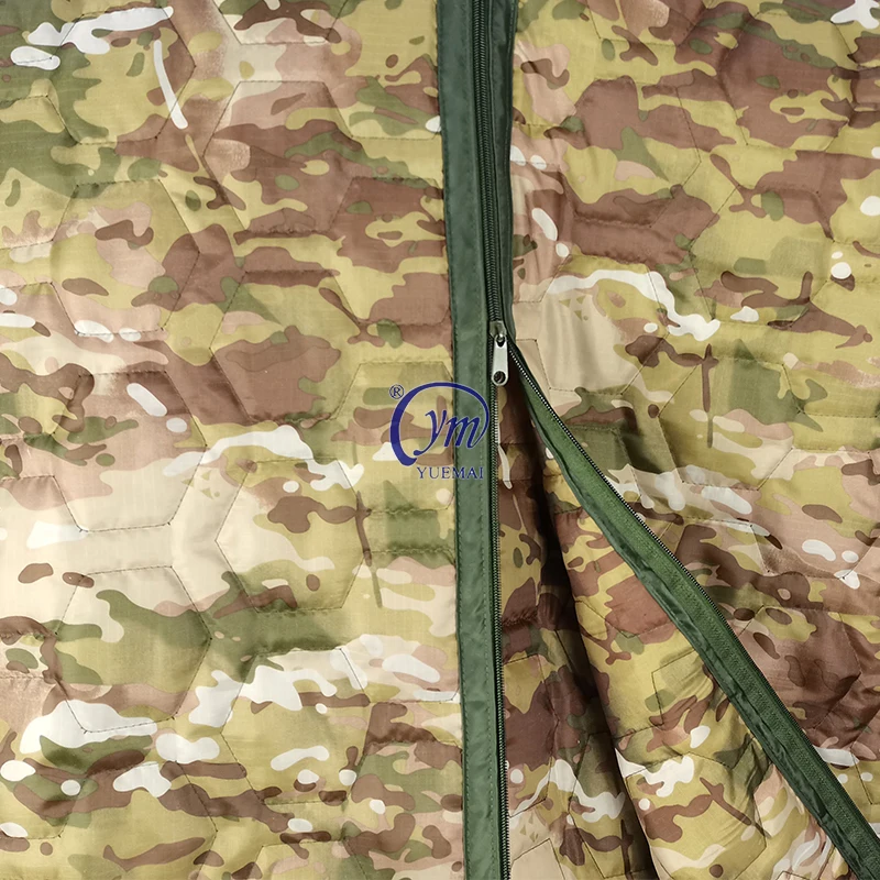 Thermal Insulated Camping Rhodesian Camo Poncho Liner Woobie Quilted ...