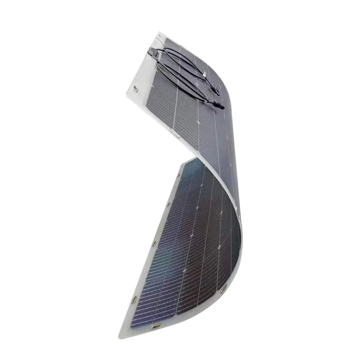 Roof bifacial flexible solar panel 200W FFC and carbon fiber can stand ...