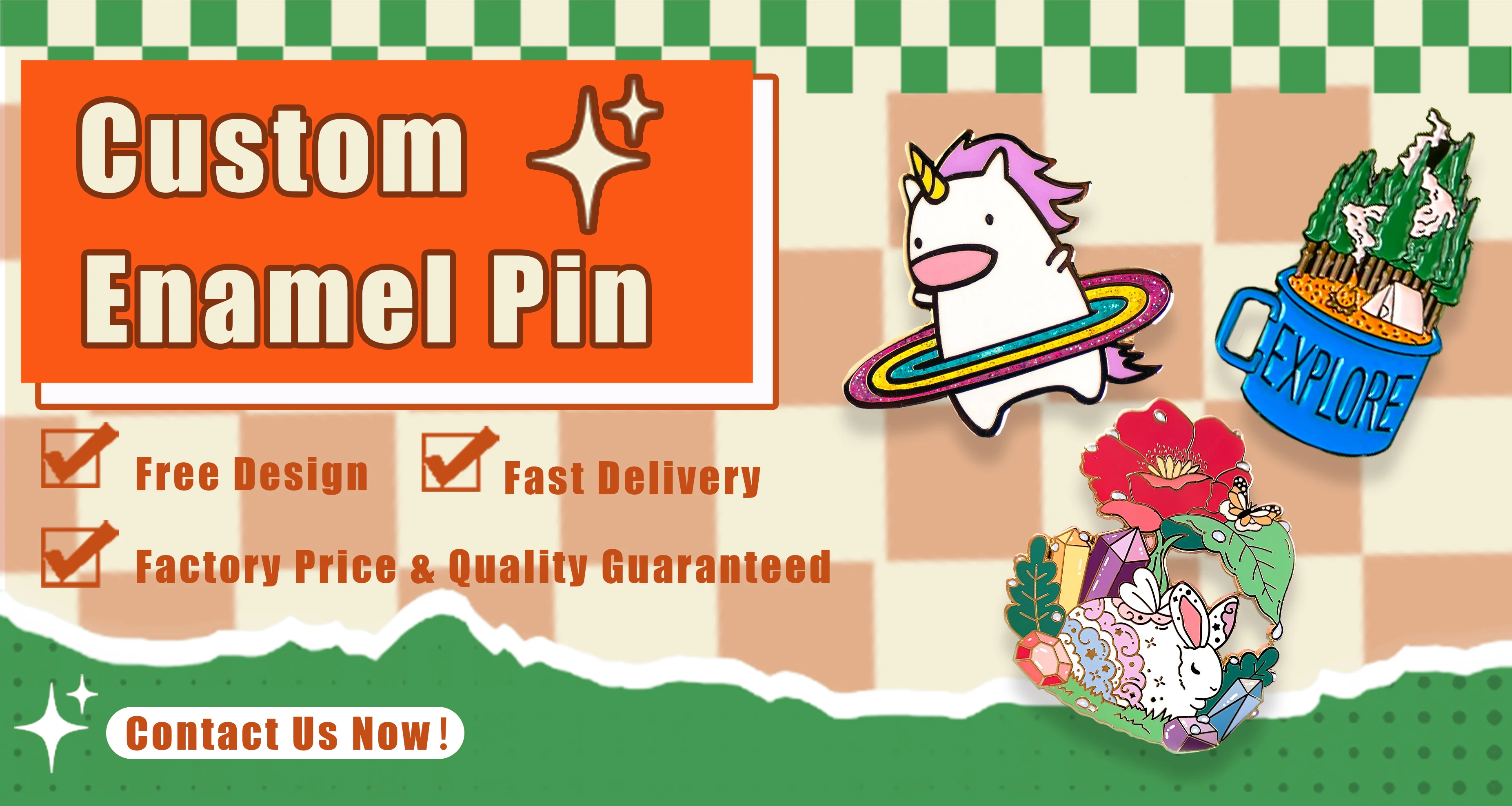 Lapel Pin Custom DIY Accessories Metal Badge Fashion Word Brooch Design ...