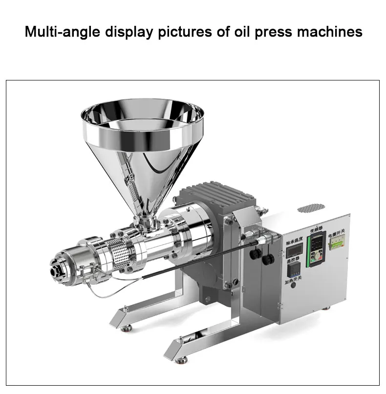 Stainless Steel Grape Seed Sesame Moringa Oil Extraction Machine Small ...
