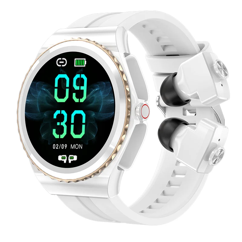 True Wireless Stereo 2 In 1 Smart Watch Headset Wireless Relojes ...