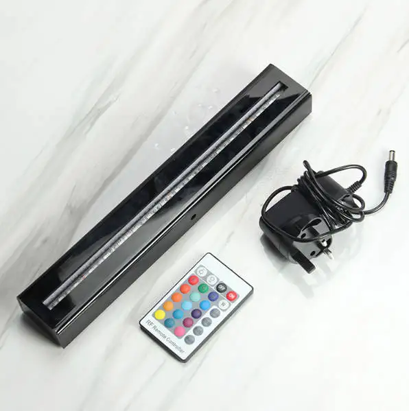 Wholesale Acrylic LED Lighting Lamp Black Base Acrylic Light Holder ...