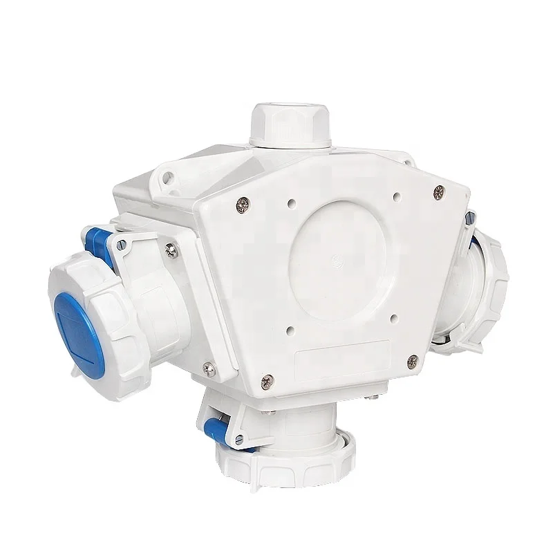 Joyelec Waterproof Plastic Junction Box Wall Mount With 3 Pin Plug And ...