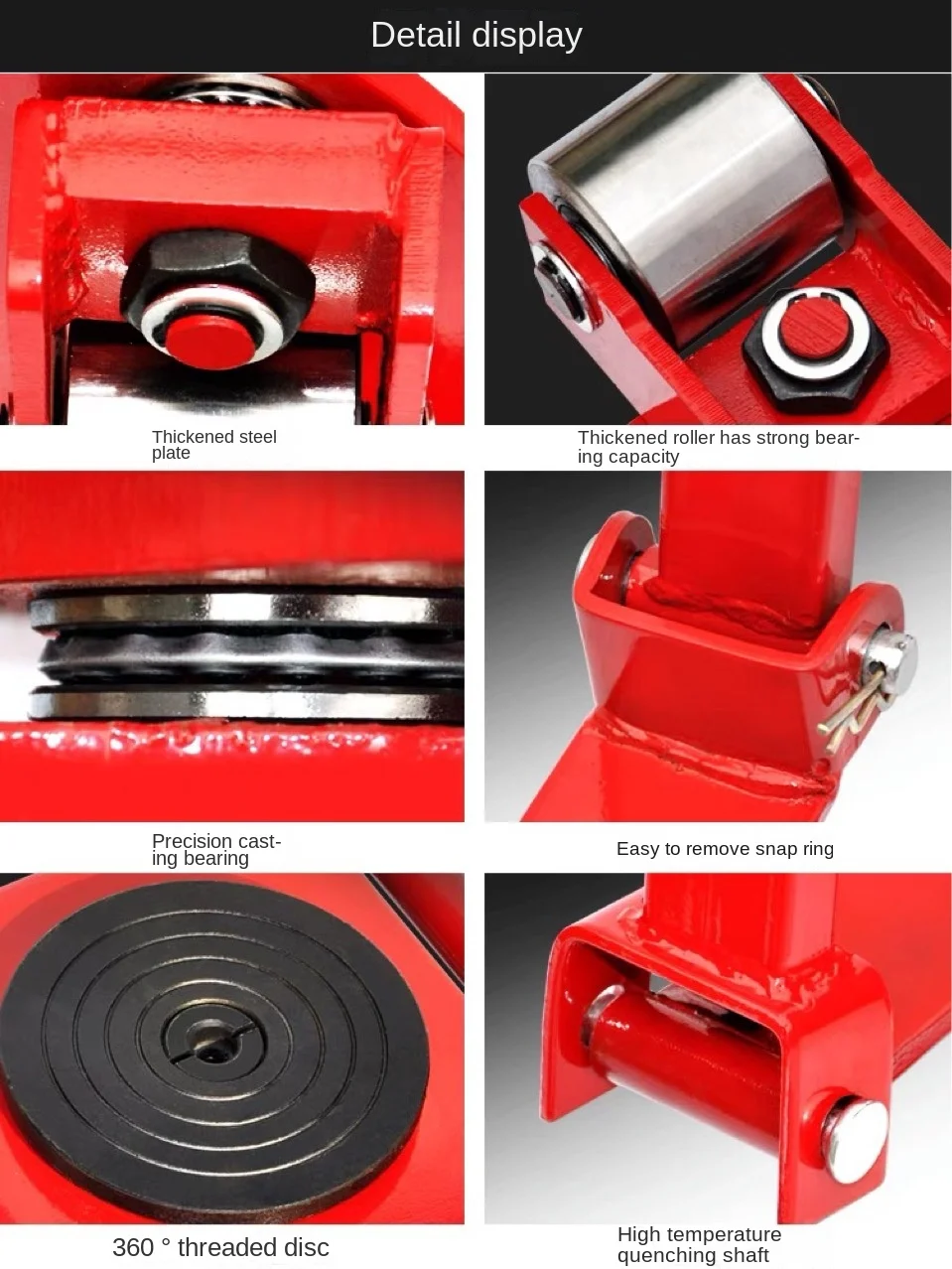 Pull Push Cargo Hand Truck Trolley Two Wheel 180 Degree Machine Dolly ...