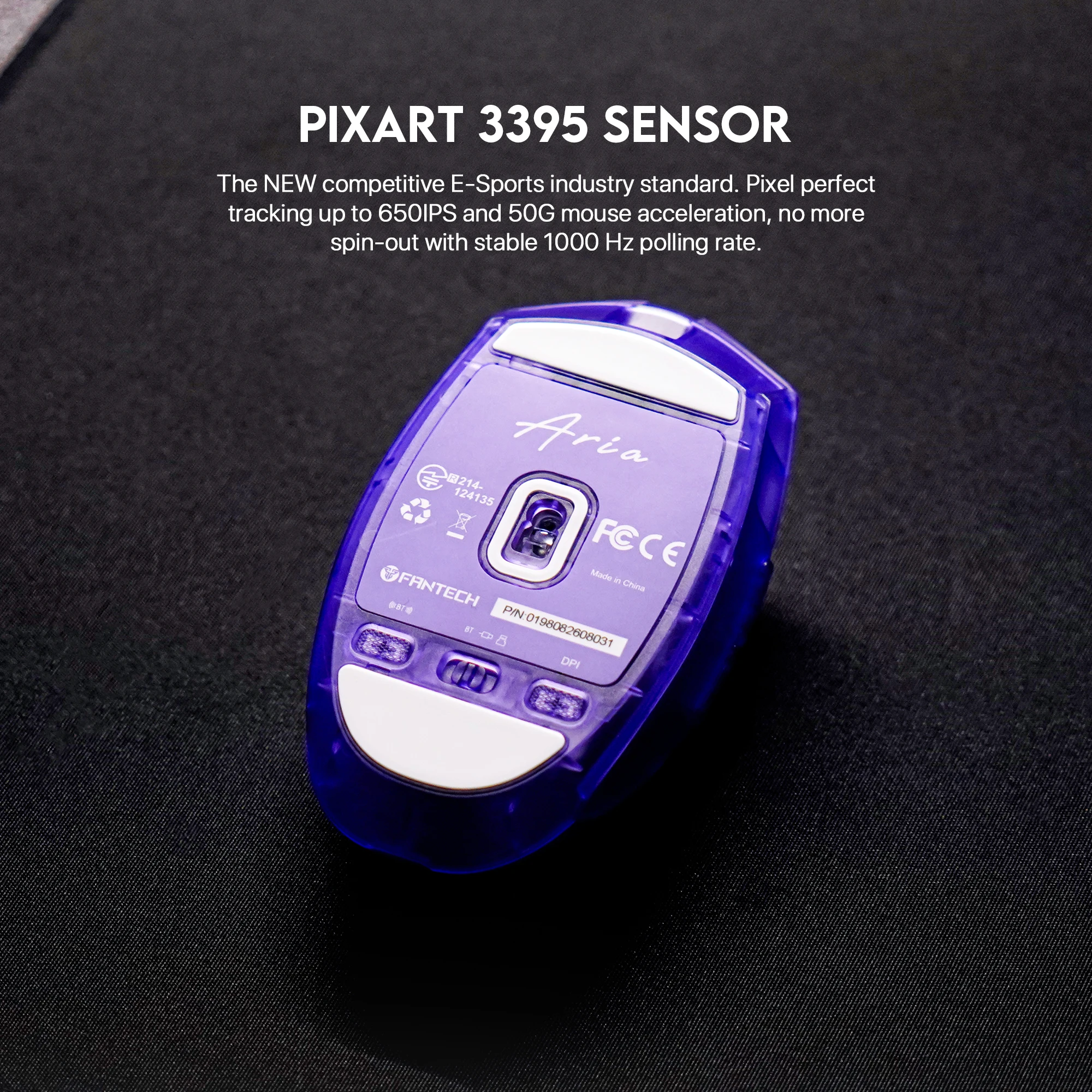 Fantech Mt01 Blue And Purple Shell Customized Wireless Lightweight ...