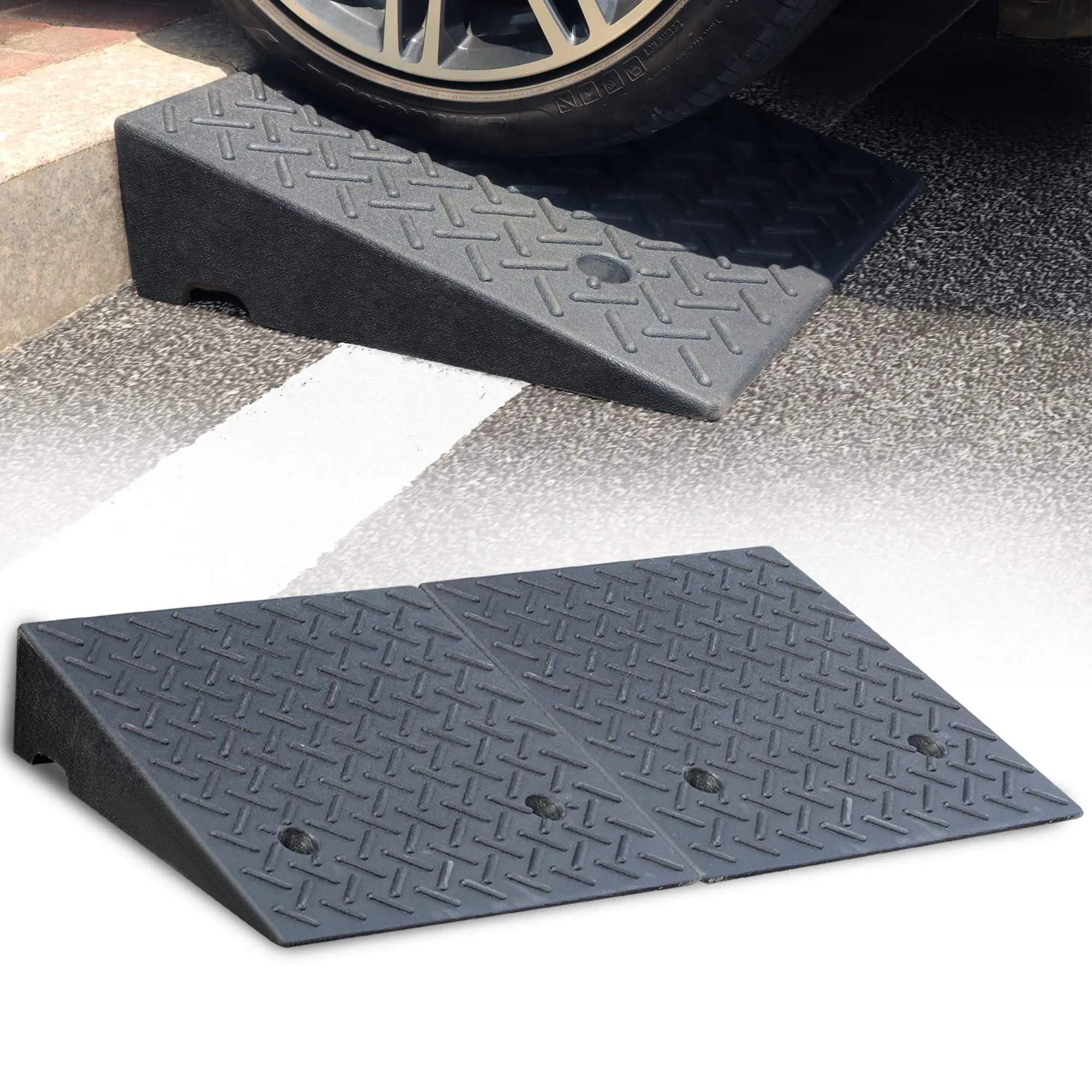 Wholesale 480*340*100mm Rubber Kerb Curb Portable Ramp| Alibaba.com