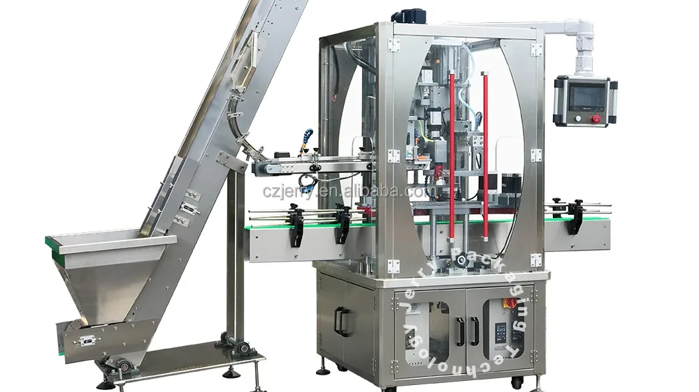 Fully Automatic Single Head Torque Controlled Capper 0.5/1/2/3/5 L Lube ...