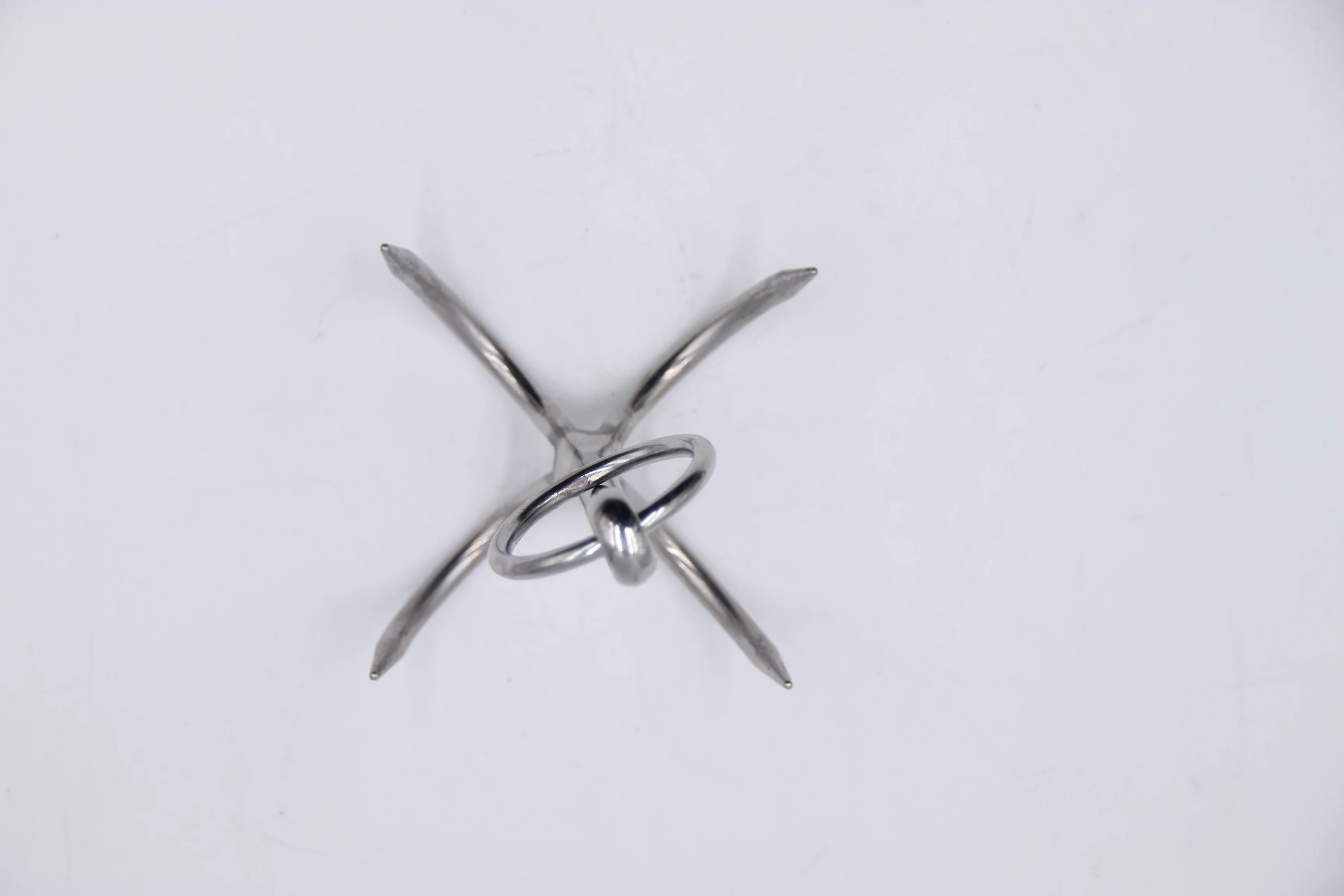 S.AN15 Stainless Steel Four Prong Anchor - High Polished