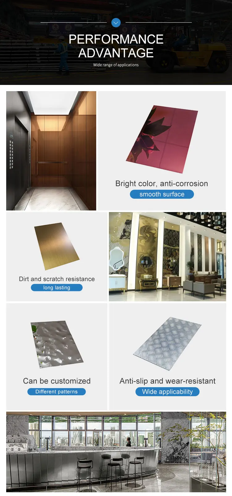 Ss Golden Sheet Hairline Mirror Titanium Coated Finish 201 304 Gold ...