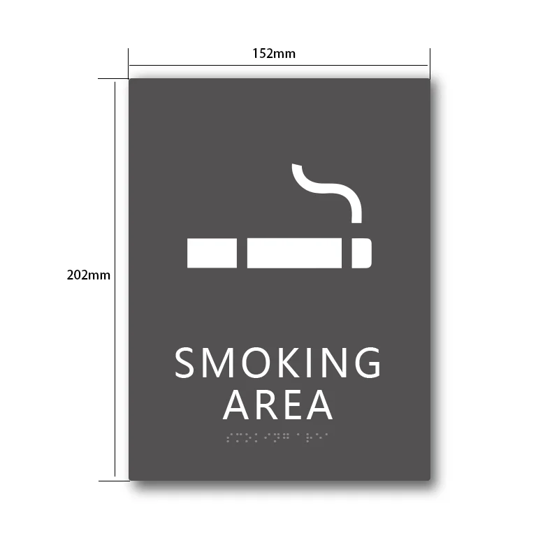 Designated Smoking Sign - Designated Smoking Vapingarea Signs For ...