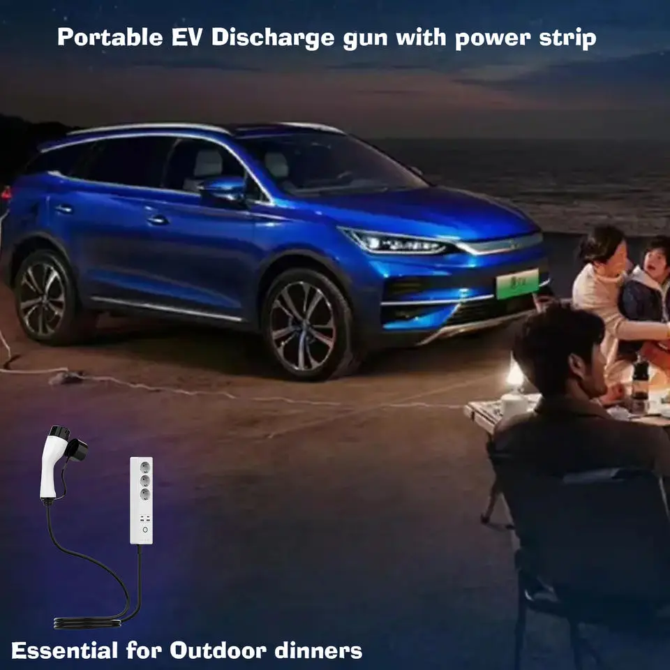 Anbosunny Manufacturer New Energy Ev Discharge Gun Electric Car Outdoor ...