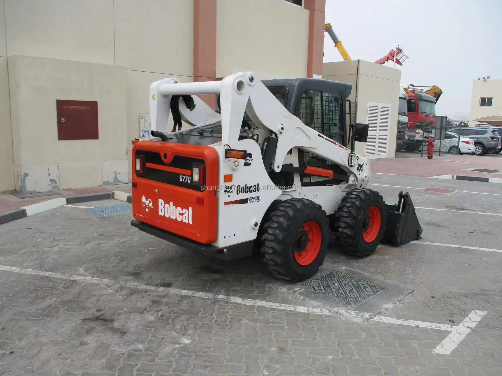 4ton Original Quality Used Electric Steer Skid Loader Bobcat S770 With ...