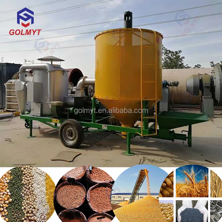 Mobile Low Temp Small Paddy Dryer Corn Drying Machine Grain Bean Drier ...