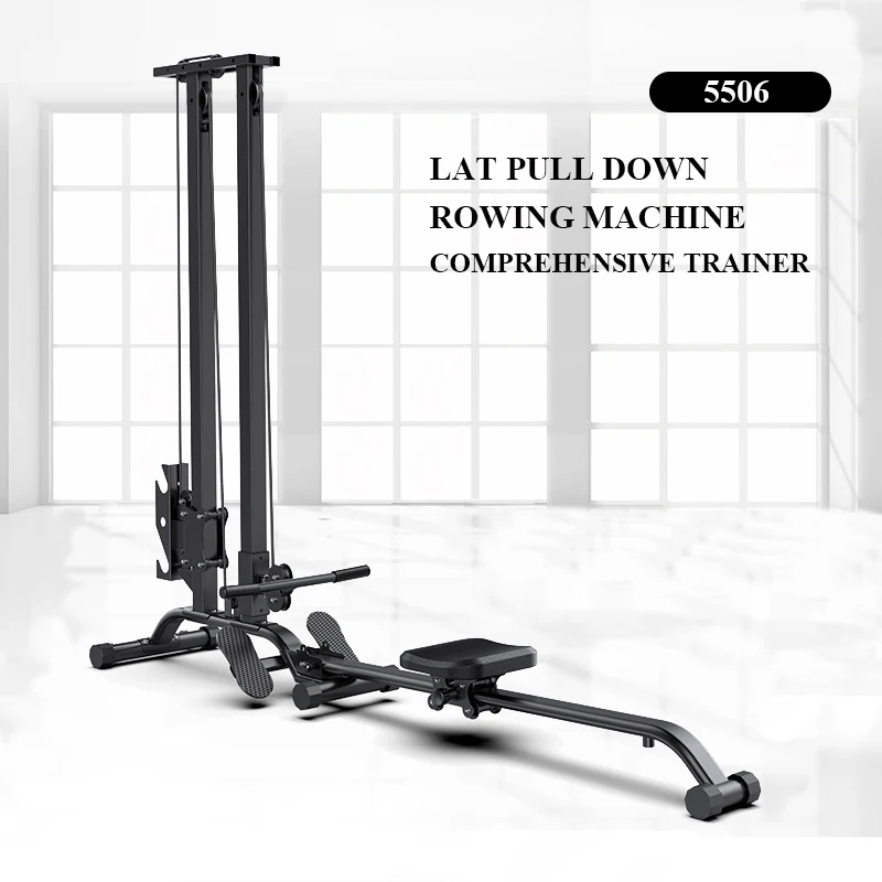 Yunpao Gym Equipment Fitness Lat Machine Low Row Cable Pull Down ...