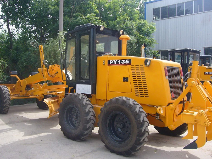 165hp Motor Grader Py165c Compactor Road Construction Machine With ...