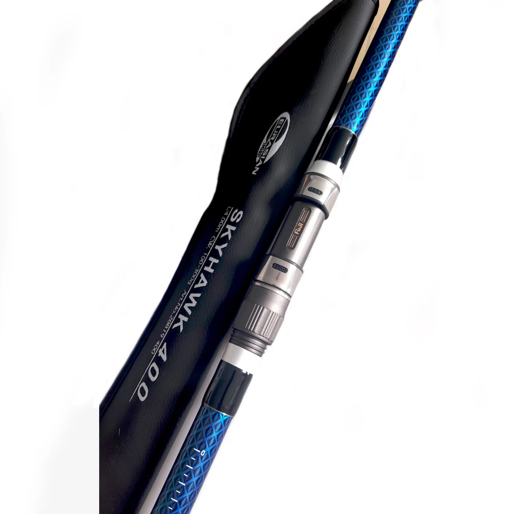 4.00m 100-300g Carbon Telescopic Beach Rod Fuji Reel Seat Stiff Action ...