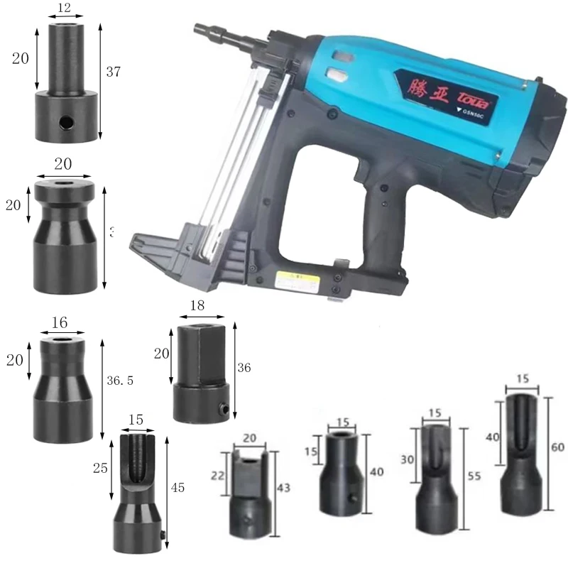 Toua Gsn50ce Battery Uesd Gas Nailer Actuated Fastening Tool Electric ...