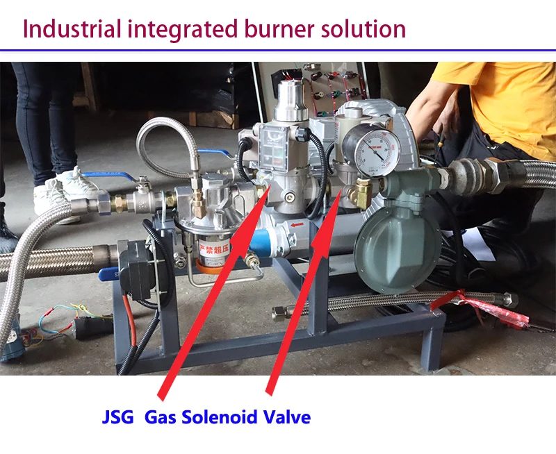 Industrial Furnace Solenoid Valve Dn80 Pn16 3 Inches Flange Connection ...