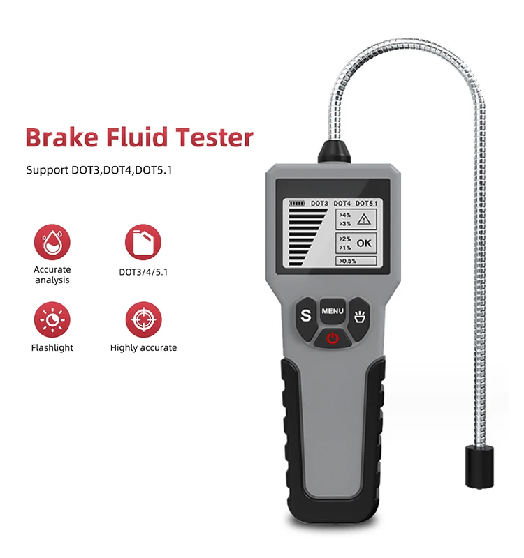 Easy To Handle High-precision Brake Fluid Tester With Interchangeable ...