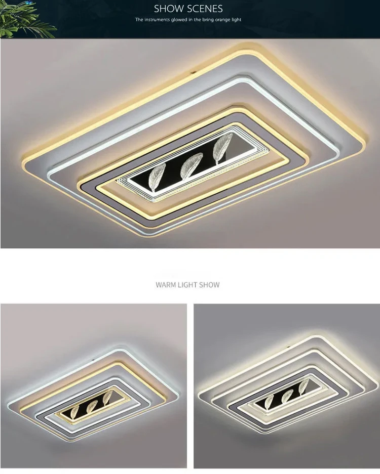 Langxin LED Ceiling Lamp - Elegant & Easy Installation