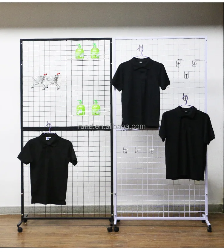 Two-double Gridwall Panels Tower by Runda - Heavy Duty Display