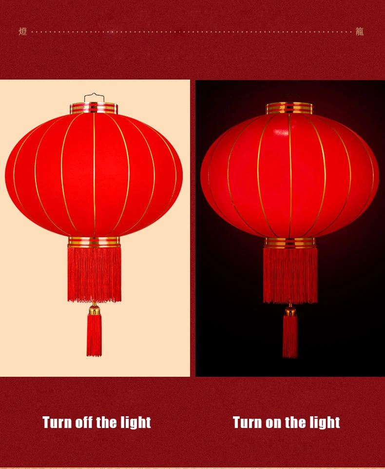 Big Red Lanterns - Chinese Style Spring Festival Decorations