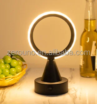 Modern Nordic Style Spiral Rgb Led Table Lamp Metallic Stepless ...