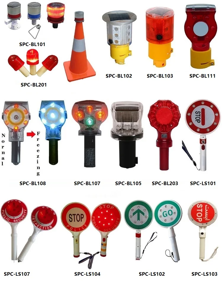 Traffic Control with LED Flashing Signal Lights by SPC