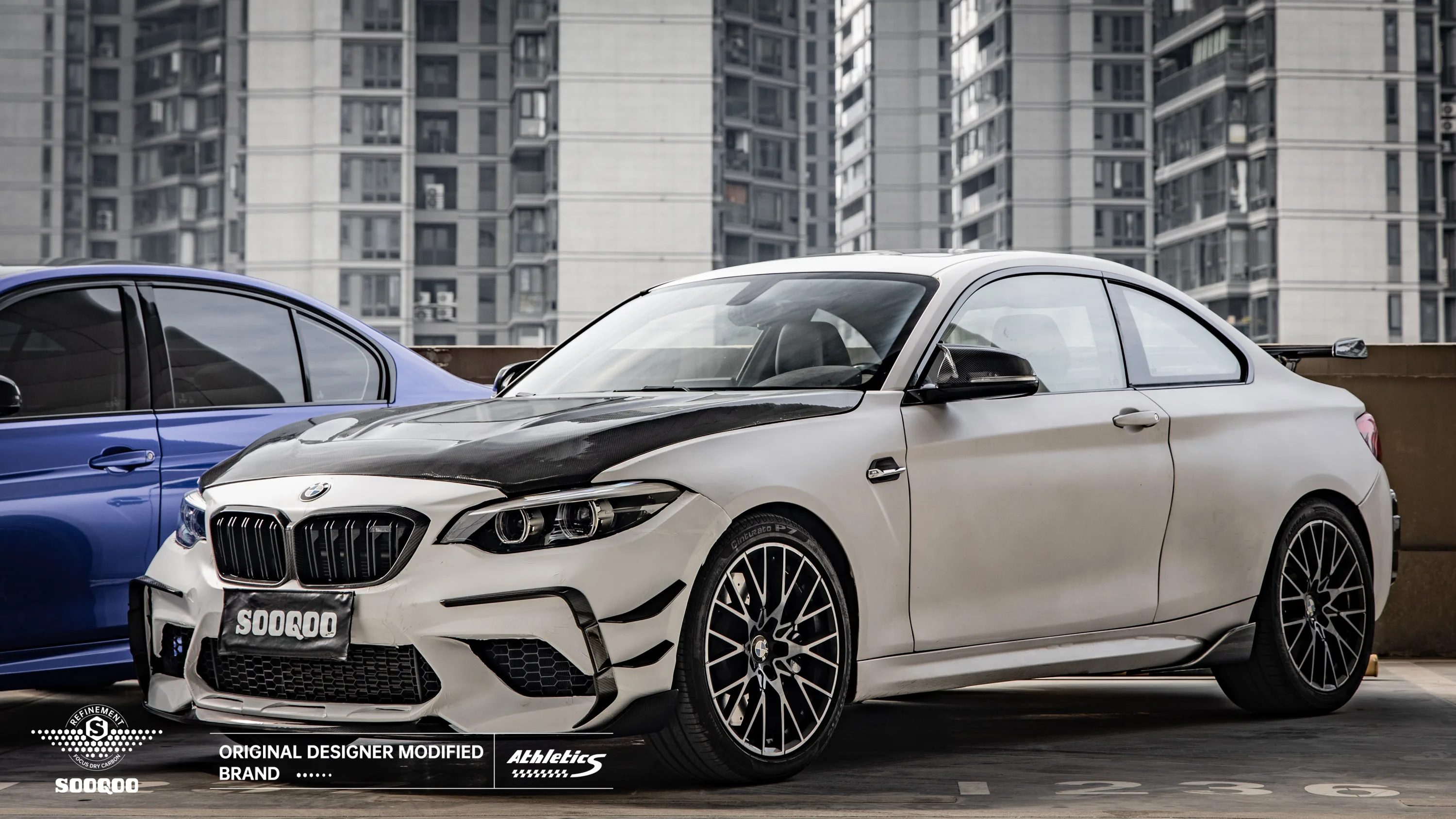 For Bmw F87 M2 Body Kit Dry Carbon Fiber Sq Style Carbon Fiber Kits Fit ...