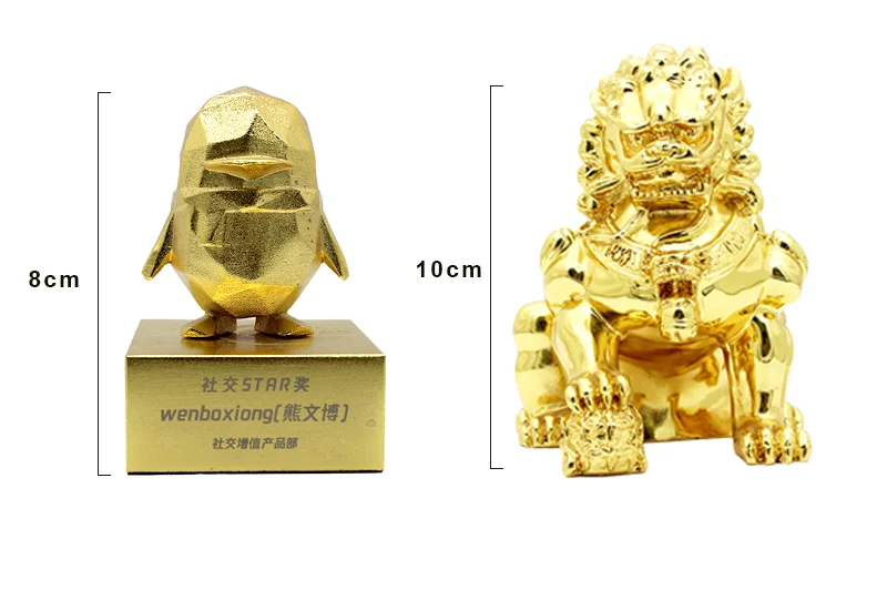 High Quality Gold Plated Trophy Crafts Jewelry Custom Elephant ...