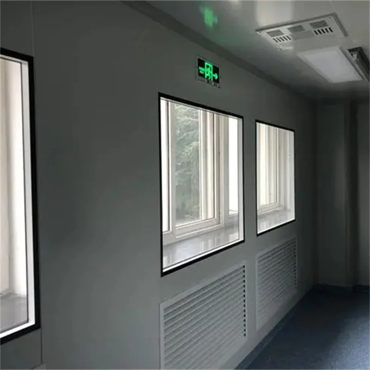 China Customized Interior Single Swing Cleanroom Windows Stainless ...