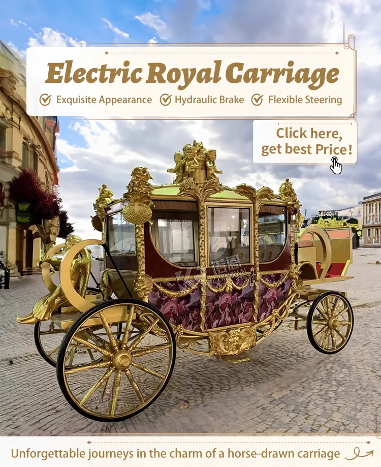 Personality Sightseeing Horse Cart Carriage European Family Tourist ...