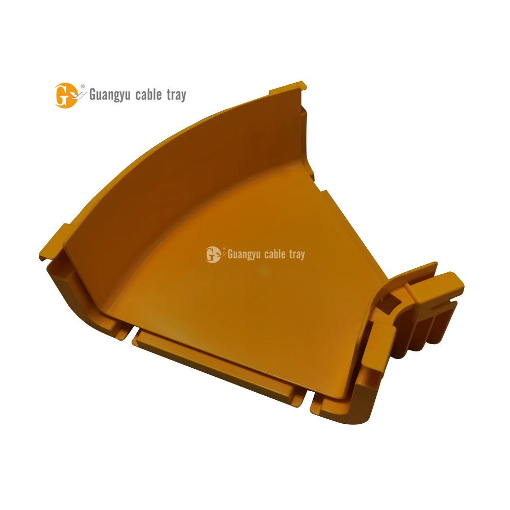 Factory Supplier Custom Sizes Yellow Plastic Cable Tray Pvc Abs 120mm Fiber Raceway Tray Optic ...