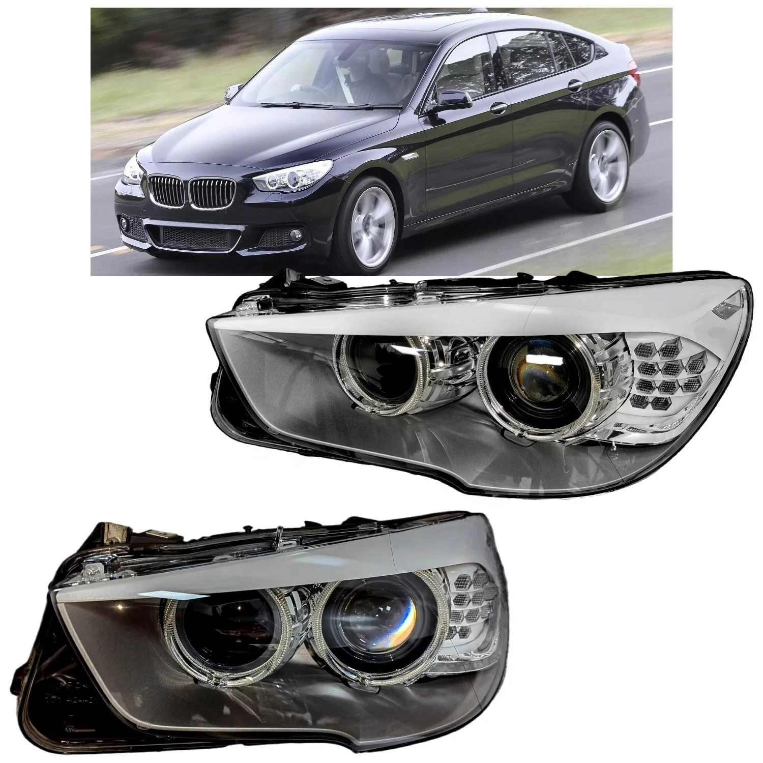 5 Series Gt F07 2010-2017 Xenon Hid Headlight Headlamp Oem 63127262719 ...