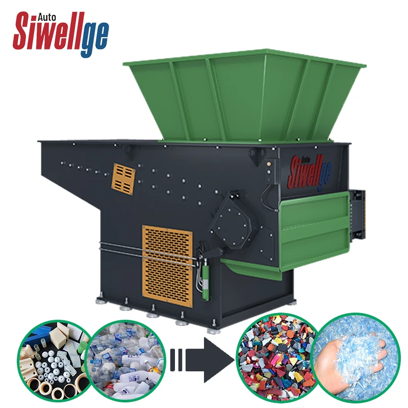 Germany Technology Automatic Shredder Machine Pp Hdpe Plastic Recycling ...