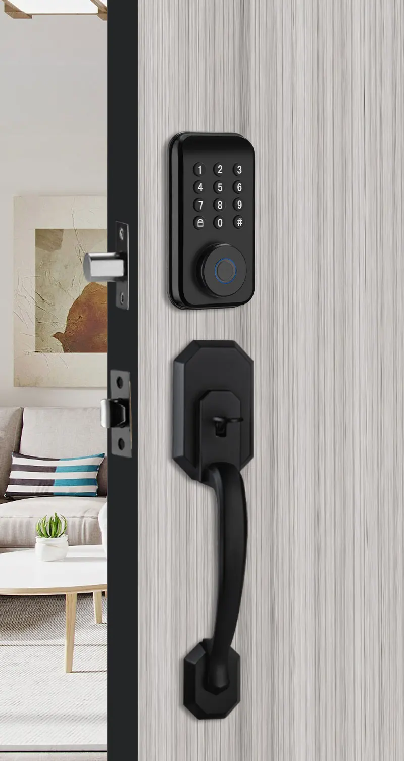 Tuya Deadbolt Lock Home Smart Fingerprint Automatic Door Lock With ...