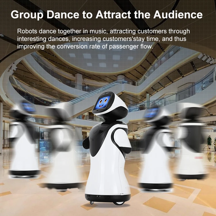 Smart Dancing AI Robot for Restaurant Reception - 10H Runtime