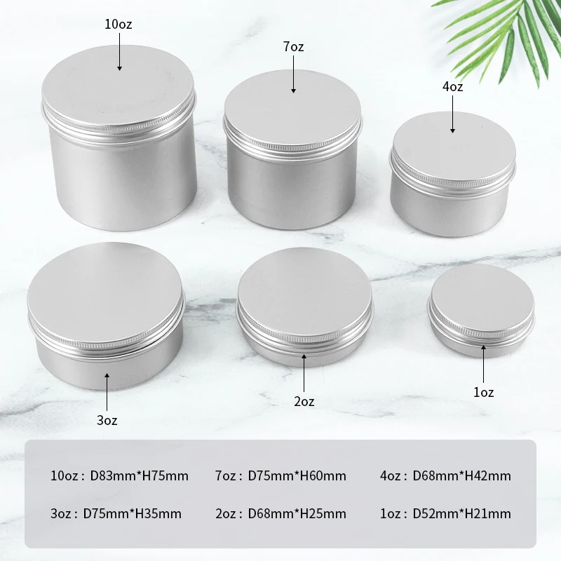 Aluminum Cosmetic Tins - Durable and Versatile Containers
