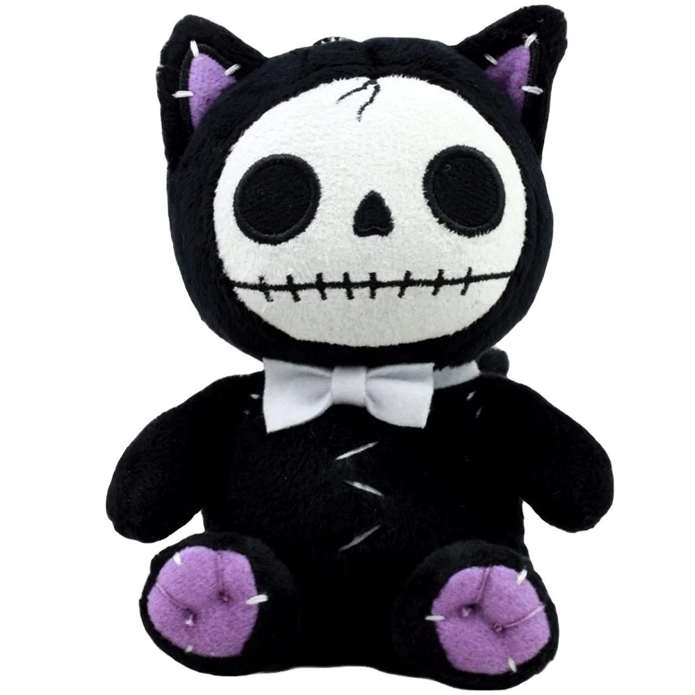 1089 Black Voodoo Kitten Cat Plush Toy Doll Hanging Ornament Kitty Cat ...
