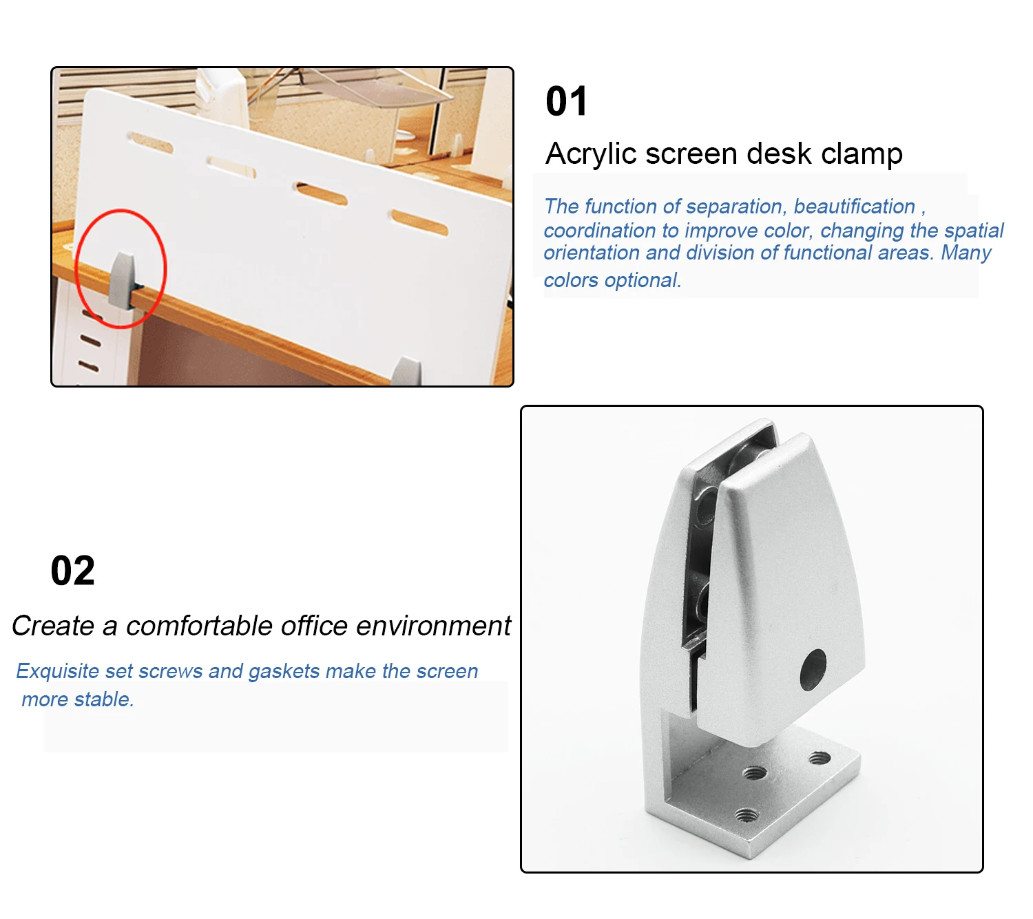 SEVILO Partition Clamps - Versatile and Durable Solutions