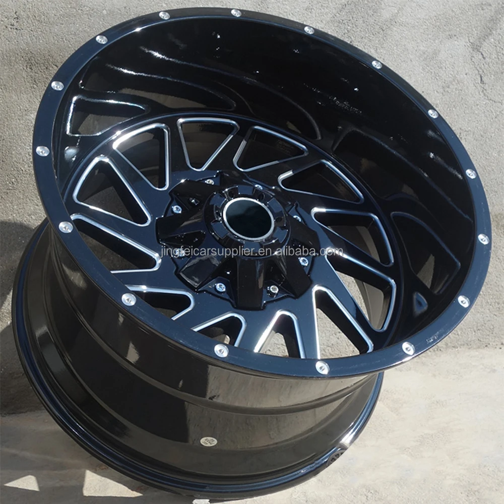 Factory Direct 16 Alloy Wheel Rims Black + Rivets 5x150 6x1397 Wheels ...