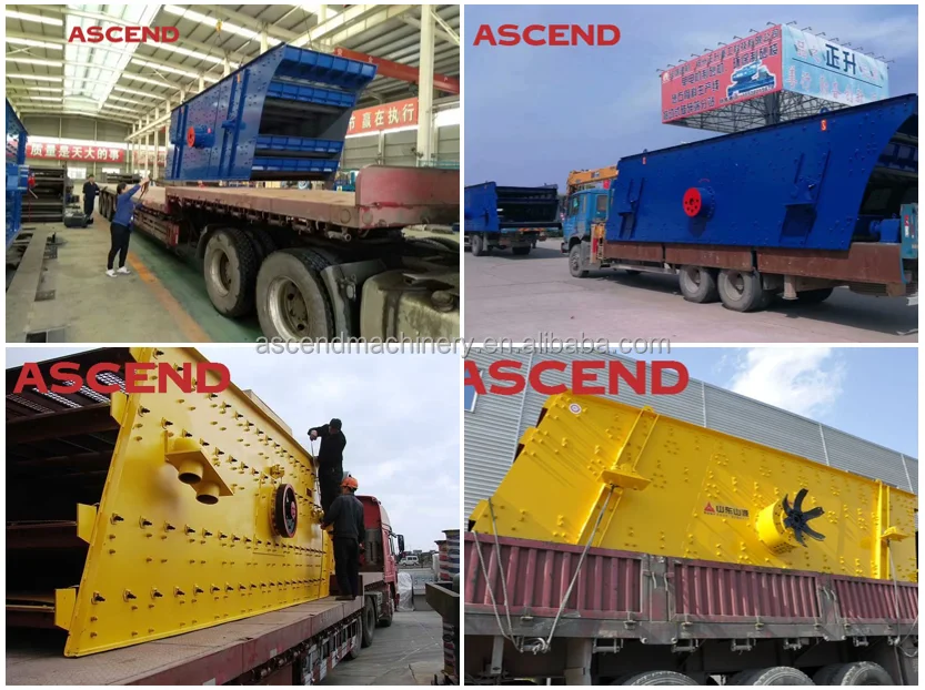 Vibration Screen Separator Machine Sieve Limestone Marble Basalt Used ...